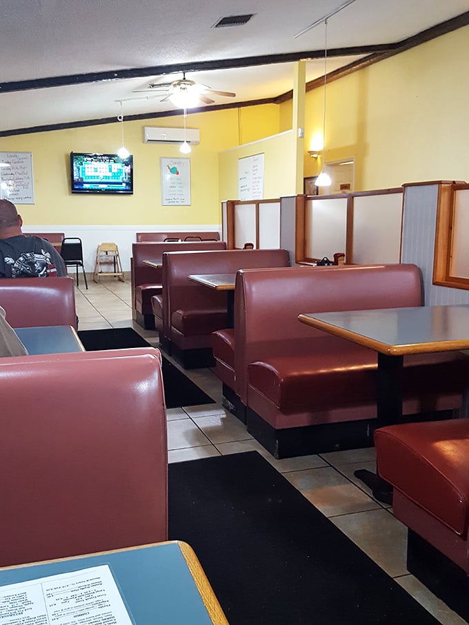 Those vinyl booths have heard decades of local gossip, family celebrations, and the satisfied sighs of post-omelet bliss.