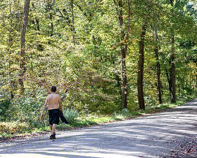 Walking trails that promise the perfect amount of exercise – just enough to feel virtuous but not enough to require a change of clothes.
