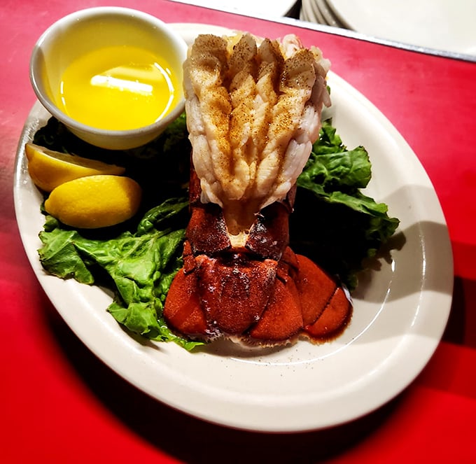 Ocean meets land in this lobster presentation that's both elegant and unpretentious—exactly how seafood should be served in cowboy country.