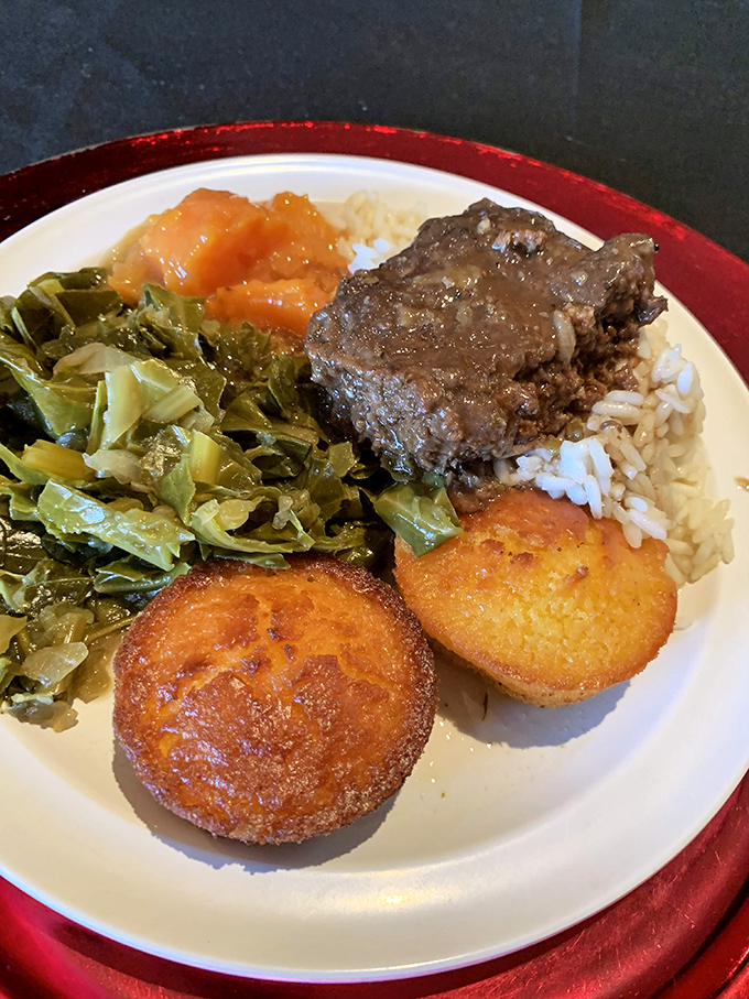 Country-style meatloaf that doesn't apologize for being exactly what it is—hearty, homestyle cooking that hugs you from the inside out.
