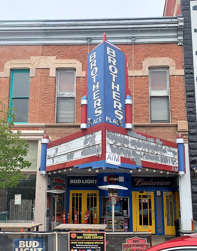 My Brother's Place offers small-town hospitality with its vintage marquee promising cold beer and warm welcomes without big-city prices.