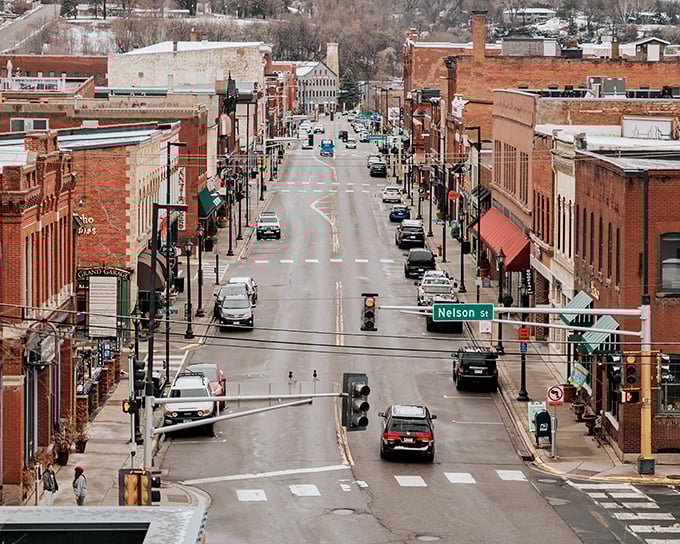 Nelson Street cuts through downtown with purpose, the brick buildings standing at attention like well-dressed soldiers guarding the town's historic character.