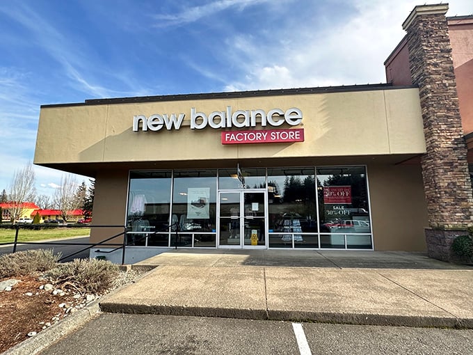 New Balance Factory Store—where comfort meets savings, and your feet send thank-you notes to your brain for finally being reasonable.