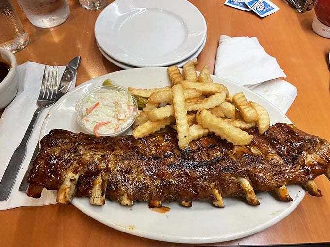Ribs that don't just fall off the bone—they practically leap into your mouth. The sauce has converted more vegetarians than a bacon shortage.