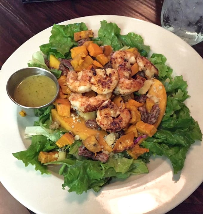 A salad that makes you forget you're eating healthy—proof that vegetables can party just as hard as their protein counterparts.