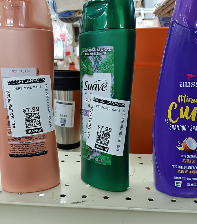Even personal care products get a second chance. These shampoo bottles are ready for their comeback tour in someone's shower.