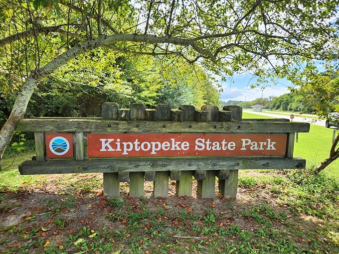 The official welcome mat to adventure. This sign doesn't just mark an entrance—it's the first page of your Eastern Shore story.