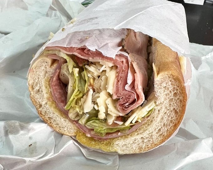 The Special Italian isn't just stacked—it's architecturally sound. A testament to the engineering marvel that is proper meat-to-bread ratio.
