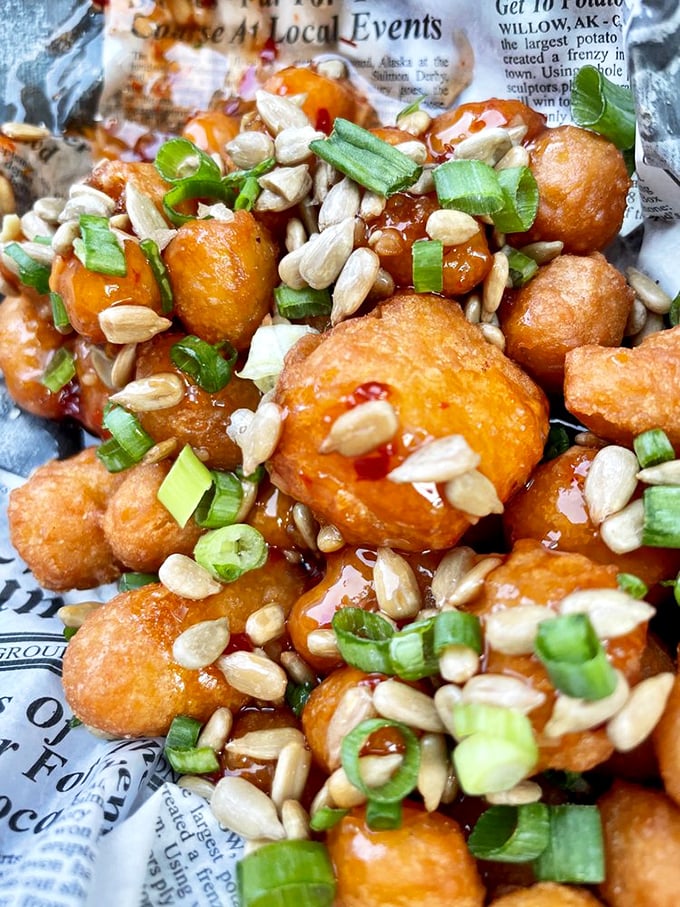 These aren't your grandmother's cauliflower bites—unless your grandmother was secretly a Thai chef. Sweet, spicy, and utterly addictive.