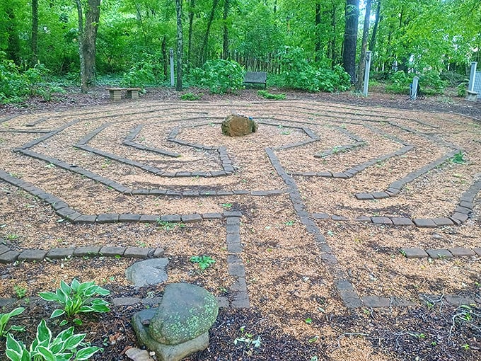 St. Joseph's labyrinth invites contemplative wandering, proving sometimes the journey really is the destination.