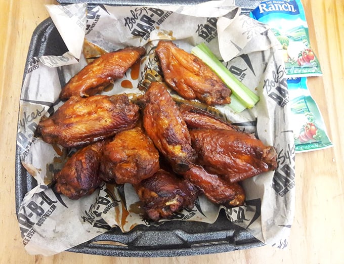 Wings that would make Buffalo jealous—crispy, saucy, and substantial enough to make you wonder why you ever settled for those puny sports bar versions. 