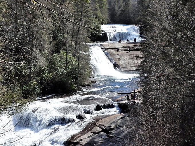 Not all waterfalls are created equal. This multi-tiered cascade creates a natural water park that would make any landscape architect weep with envy.