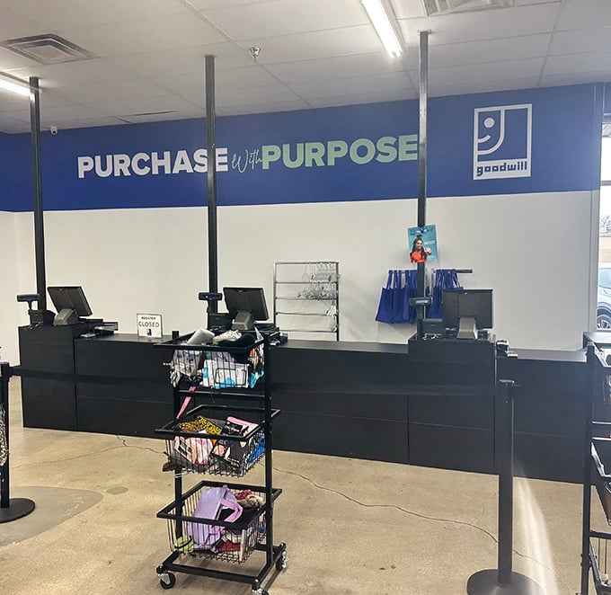 "Purchase with Purpose" isn't just a catchy slogan—it's the beating heart of Goodwill's mission. Your bargain hunting directly funds job training programs.