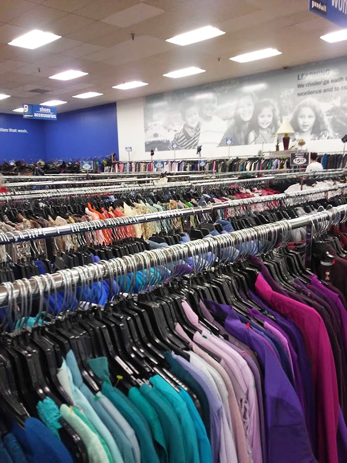 Rack after rack of possibility. This isn't just shopping—it's a treasure hunt where the X marks every spot that fits your unique style.