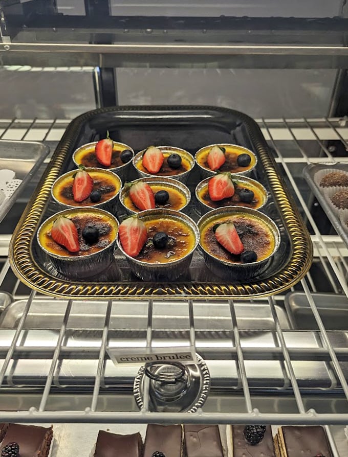 Crème brûlée cups with that perfect glass-like sugar top—the dessert equivalent of bubble wrap you can't wait to crack.