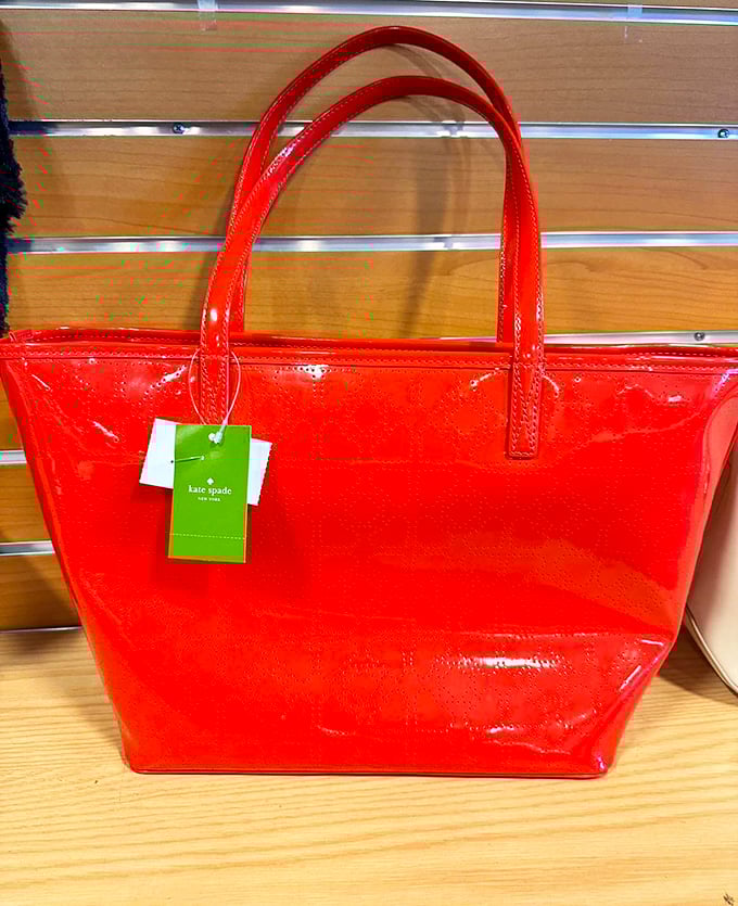 That moment when you find a Kate Spade bag that costs less than yesterday's fancy coffee order. Retail therapy without the financial guilt trip.