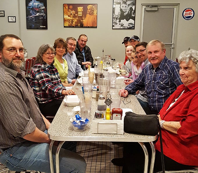 The best conversations happen over laminate tabletops. These diners aren't just eating food—they're creating memories that taste better than the pancakes.