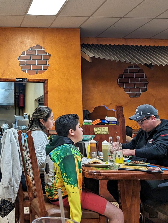 Family meals at Tres Hermanos aren't just about eating—they're about creating memories between bites of authentic Mexican goodness.