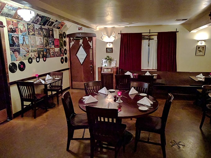 The dining room feels like being invited to a cool friend's dinner party—if that friend happened to be an exceptional chef with great taste in music.