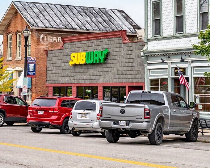 Downtown storefronts maintain their historic character while housing modern businesses – the architectural equivalent of comfort food with a twist.