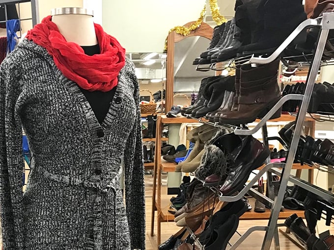 Shoe lovers, rejoice! From practical boots to statement heels, this footwear collection proves one shopper's castoff is another's perfect fit.