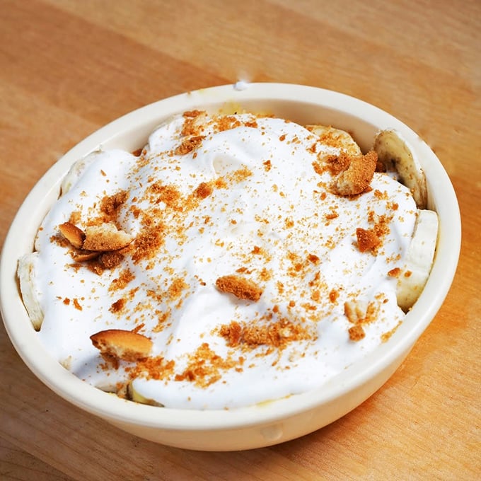 Banana pudding that makes grown men weep—layers of vanilla wafers, bananas, and creamy goodness that tastes like Southern childhood.