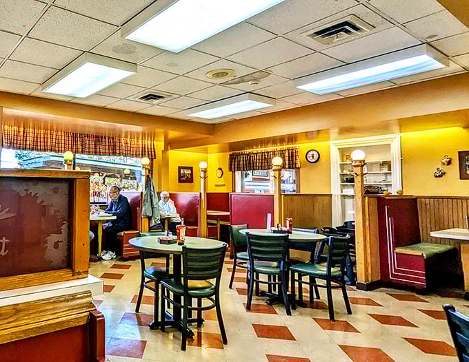The dining room hums with the satisfied murmurs of regulars who've been coming here since before Instagram made food photography a sport.