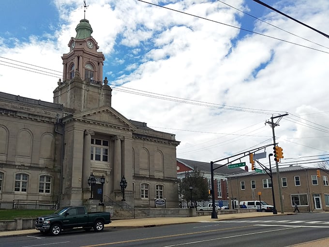 Bridgeton's grand courthouse anchors downtown, where small-city charm and big savings make retirement dreams actually achievable.