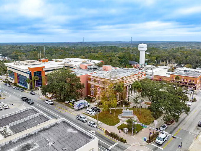 Brooksville's historic buildings house affordable shops and eateries—proof that Florida charm doesn't require coastal premiums.