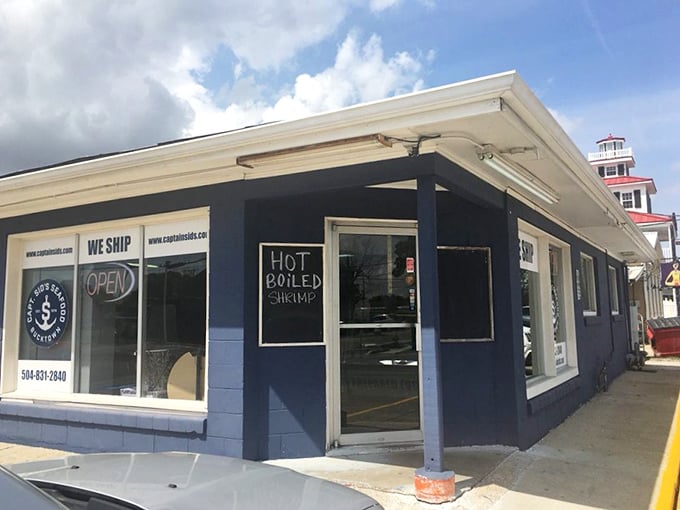 This humble blue building proves that sometimes the best seafood comes from the most unassuming neighborhood spots.
