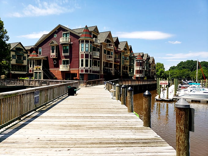 Antique shops and river views create the perfect recipe for a day trip destination.