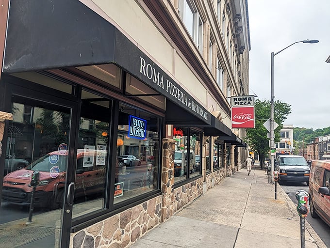 Main Street charm meets old-school pizza craftsmanship in this timeless Pottsville neighborhood treasure completely.