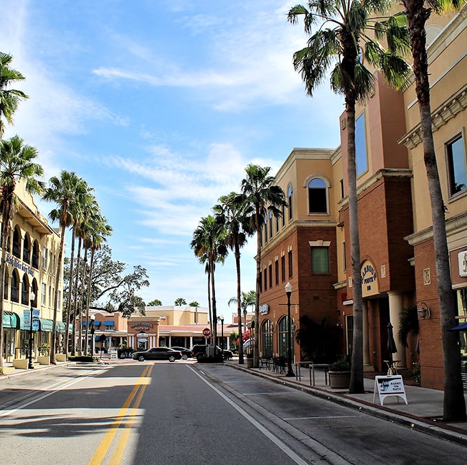 Safety Harbor's entrance arch welcomes visitors like a friendly neighbor waving from the front porch.