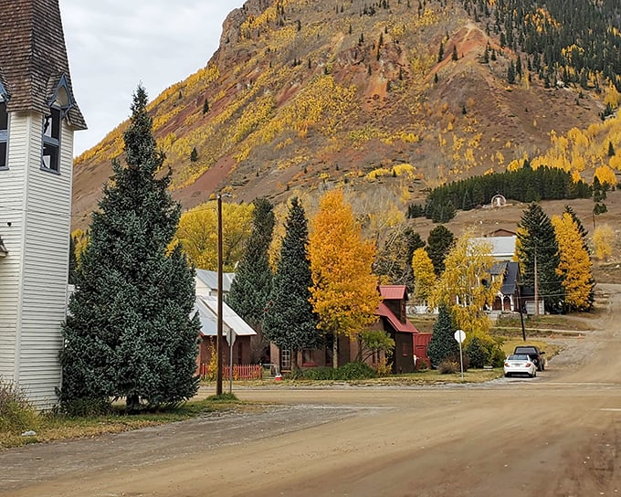 Nestled beneath golden autumn slopes, Silverton’s historic homes capture the quiet beauty of mountain life.