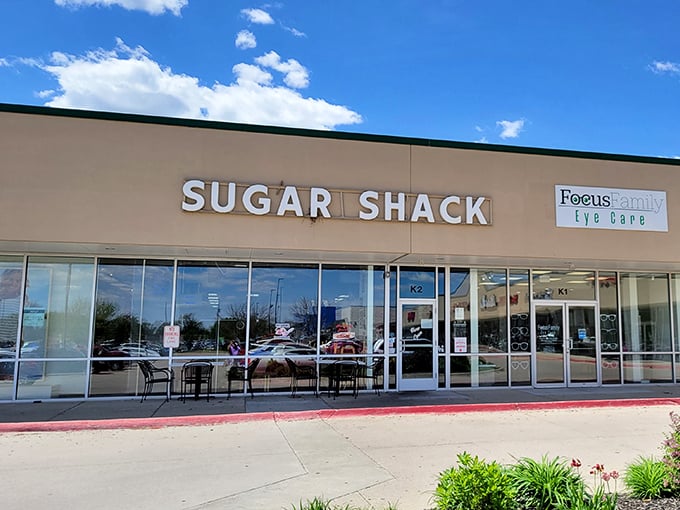 Strip mall locations often house the most surprising culinary gems - sugar and comfort food await inside here. 