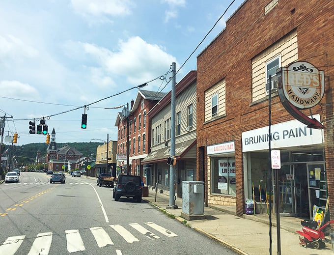 Thomaston's main street offers the convenience of local shopping without forcing you into bankruptcy for basic necessities.