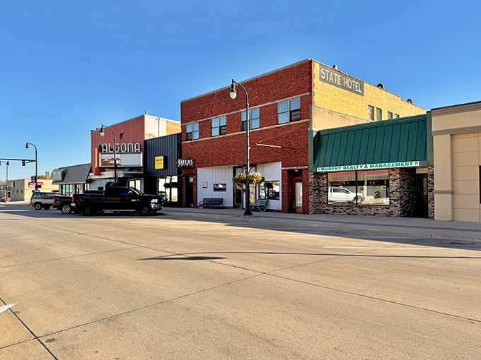This architectural gem anchors a town square where people gather, share stories, and actually care about neighbors.