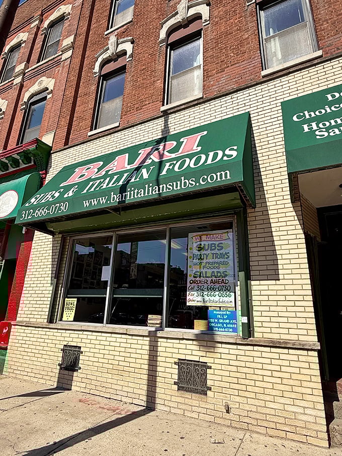 The sandwich shop time forgot—in the best possible way. Bari's vintage charm signals authentic Italian goodness inside.