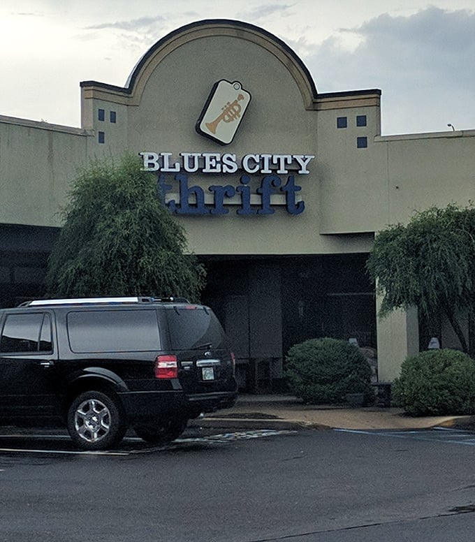 That entrance has seen more happy bargain hunters than Graceland has seen Elvis fans.