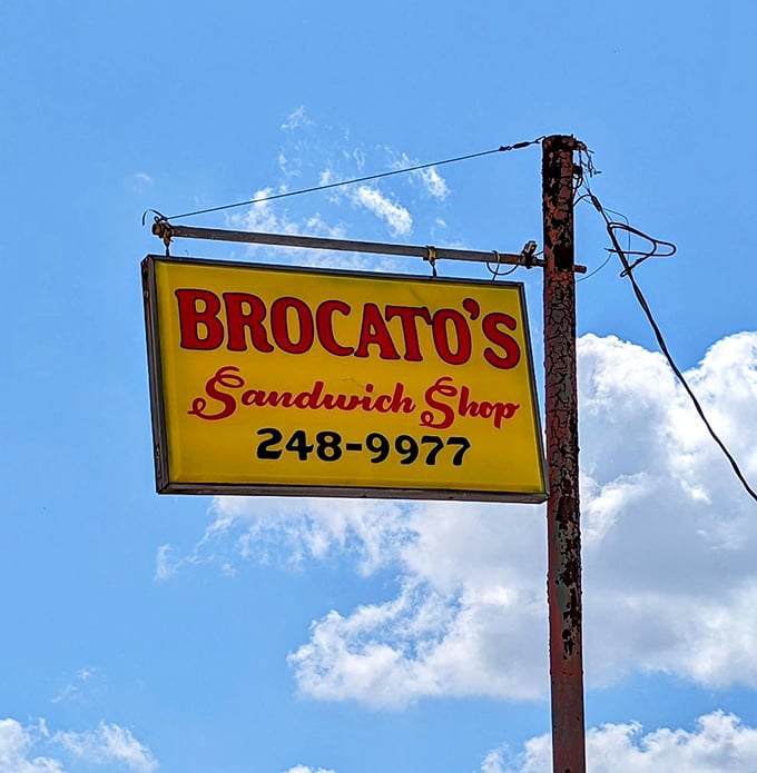 That classic yellow sign has been guiding sandwich lovers to satisfaction for generations of Tampa families.