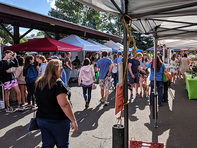 Treasure hunting made delicious! This market's food vendors ensure you stay fueled while searching for the perfect unique find.