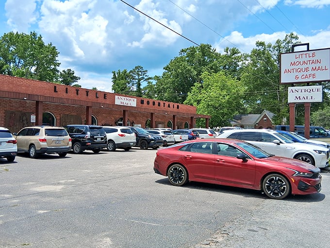 This charming building proves that the best antique malls combine small-town charm with big-city treasure hunting opportunities. 