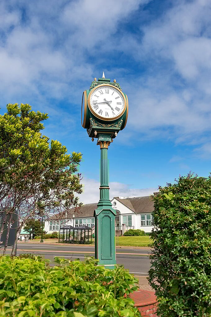This clock's been keeping coastal time since forever. Some things just get better with age.