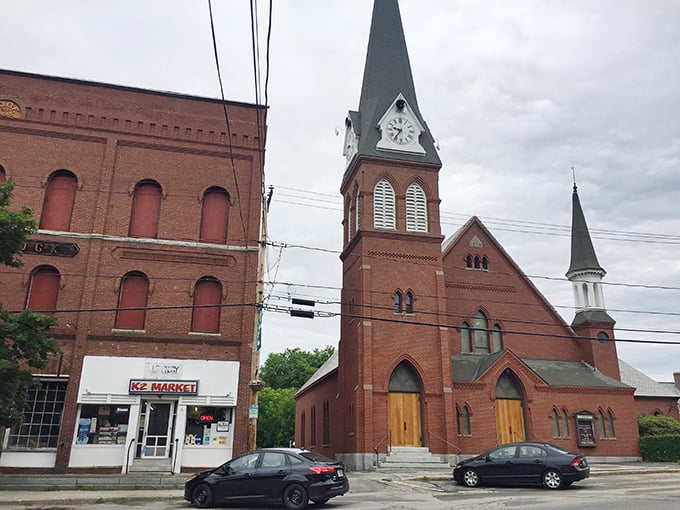 Classic New England architecture where the rent won't require selling vital organs.
