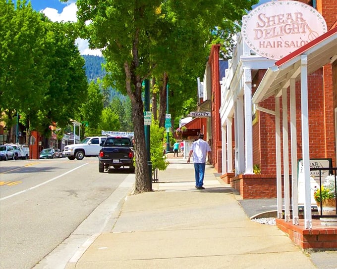 Downtown Redding shows off its small-town charm — a sunny stroll past local shops where everyday life feels refreshingly personal.