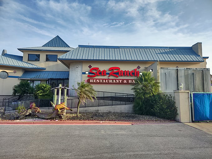 Blue roofs and beach vibes – Sea Ranch brings a touch of refinement to South Padre's casual island scene.
