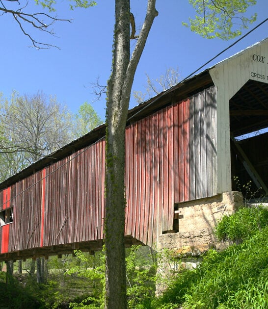 gorgeous indiana covered bridge ftr
