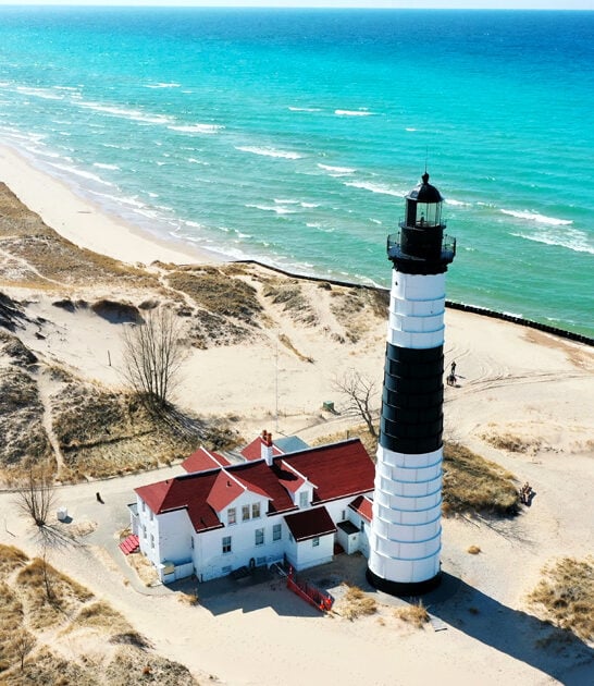 historic lighthouse inviting michigan FTR
